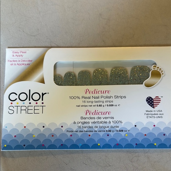 Color Street | Makeup | Color Street Deep Ocean Pedicure Nail Strips ...
